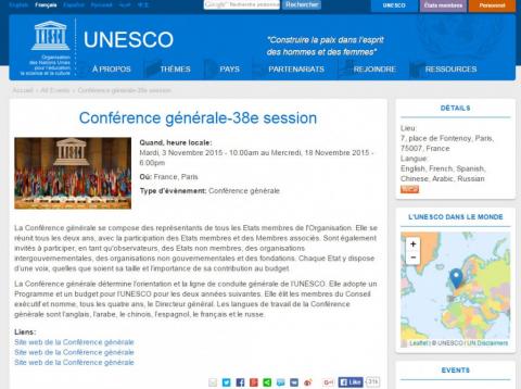UNESCO General Conference session starts in Paris